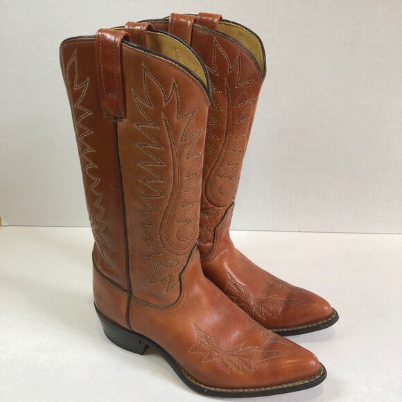 ACME | Shoes | Vintage Acme Cowboy Boots Lizard Grain Cowhide Western ...